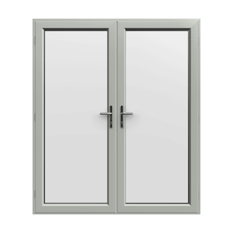 Agate Grey uPVC French Doors - Made to Measure - AWM Glass