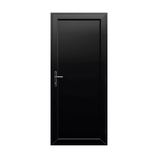 Full Flat Panel uPVC Single Door - AWM Glass