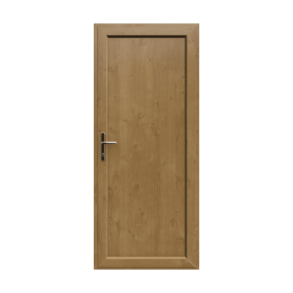 Full Flat Panel uPVC Single Door - AWM Glass