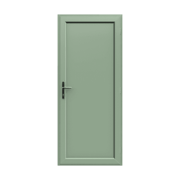 Full Flat Panel uPVC Single Door - AWM Glass