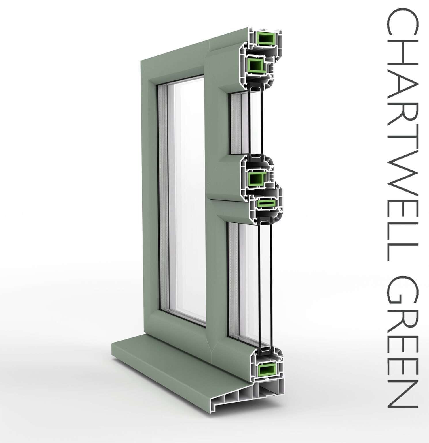 Full Panel uPVC Single Door - Tongue & Groove Panel - AWM Glass