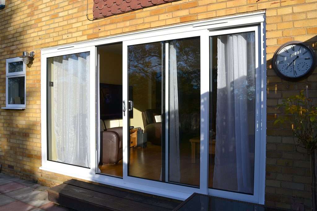 Black uPVC 3 Pane Sliding Patio Door - Made to Measure - AWM Glass